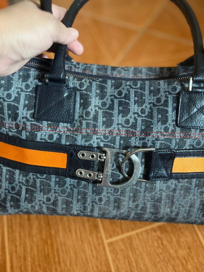 DiOr Denim Bag, Luxury, Bags & Wallets on Carousell