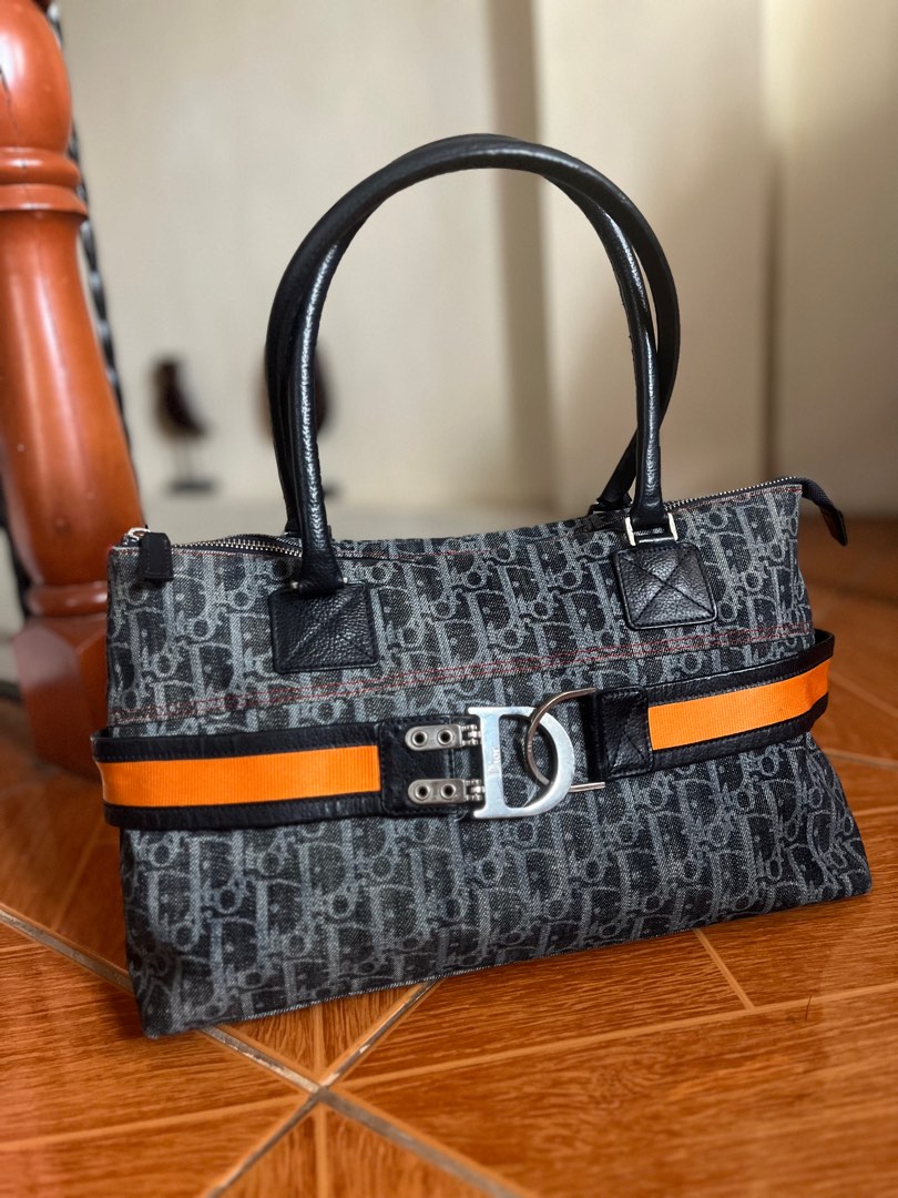 DiOr Denim Bag, Luxury, Bags & Wallets on Carousell
