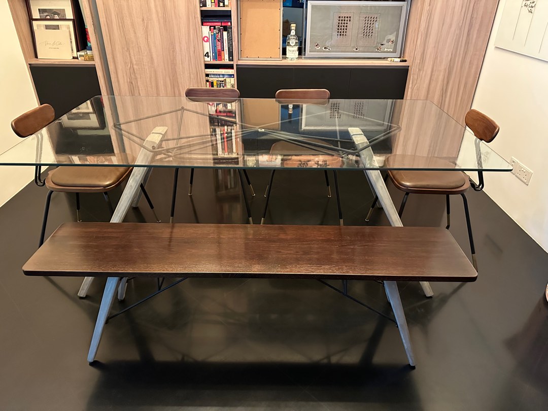 District 8 - Dining Table Set, Furniture & Home Living, Furniture ...