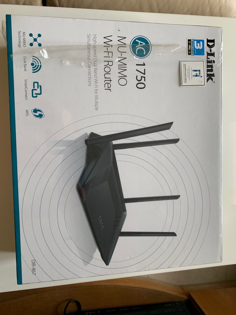 D-Link DIR867 WiFi router AC1750 MIMO, 電腦＆科技, 電腦周邊及配件, Wifi及上網相關產品 - Carousell