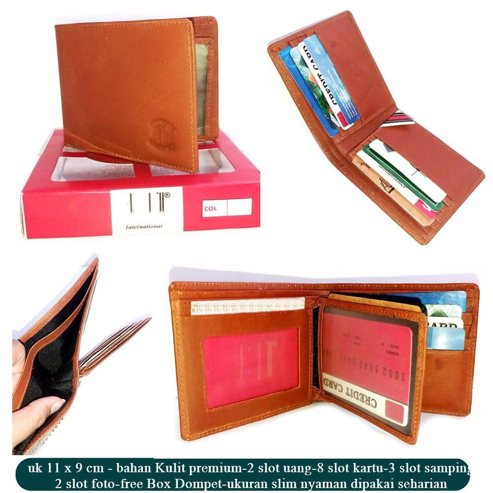 Dompet Lipat Pria Kulit Eksekutif DH1 Prime, Barang Mewah, Tas & Dompet ...