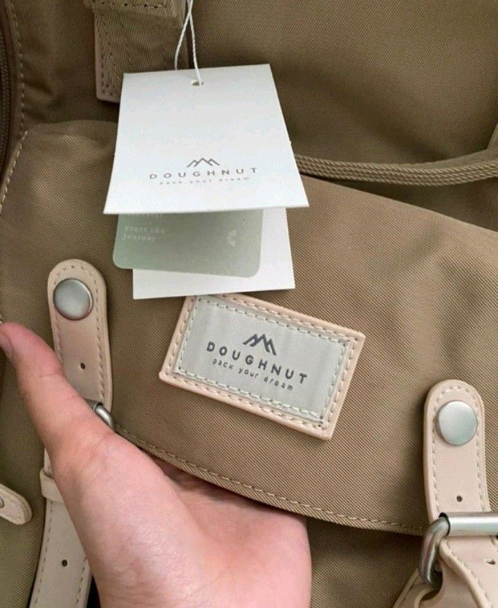 DOUGHNUT BACKPACK BEIGE on Carousell