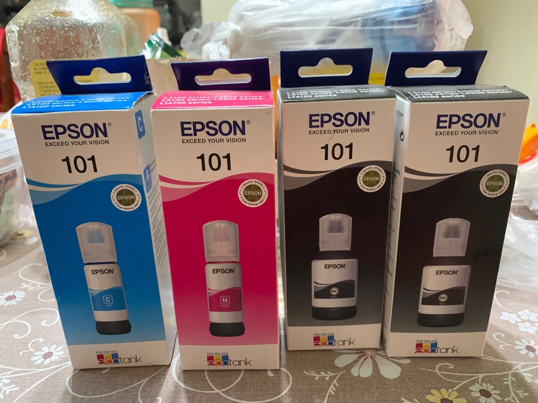 EPSON 101 inks, Computers & Tech, Printers, Scanners & Copiers on Carousell