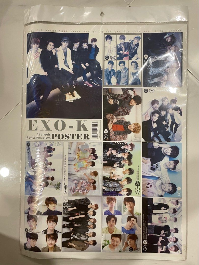 EXO A3 Posters, Hobbies & Toys, Memorabilia & Collectibles, K-Wave on Carousell