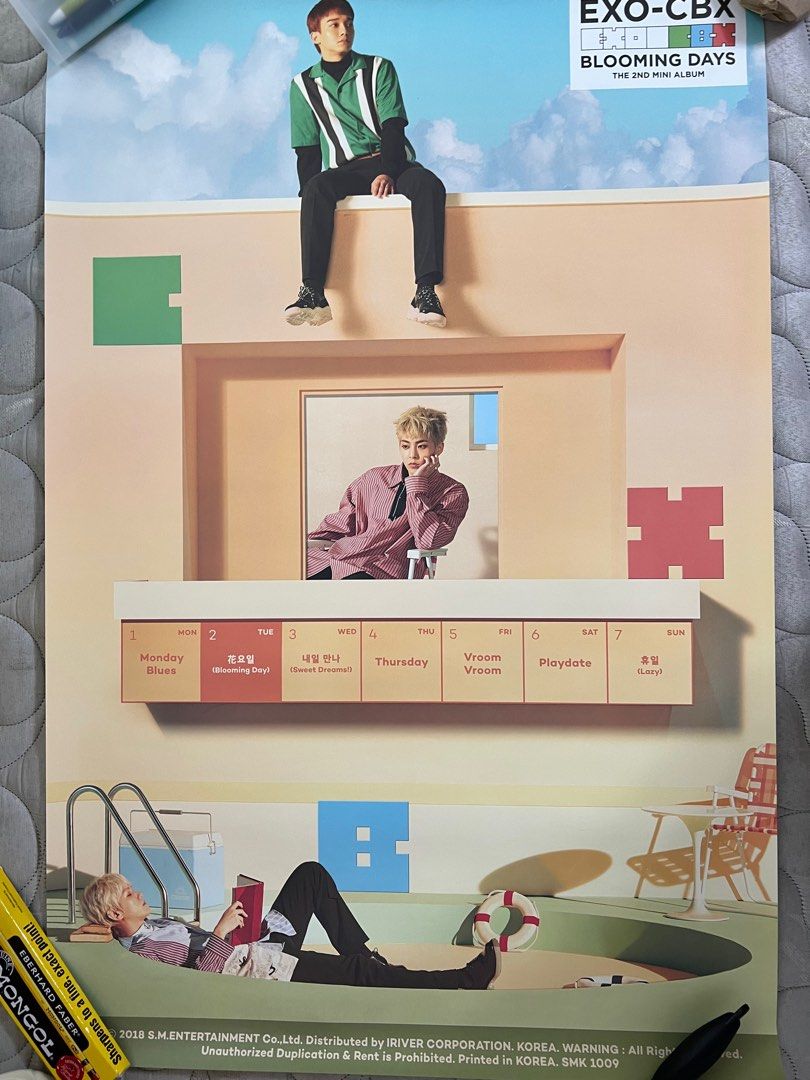 EXO Official Album Posters on Carousell
