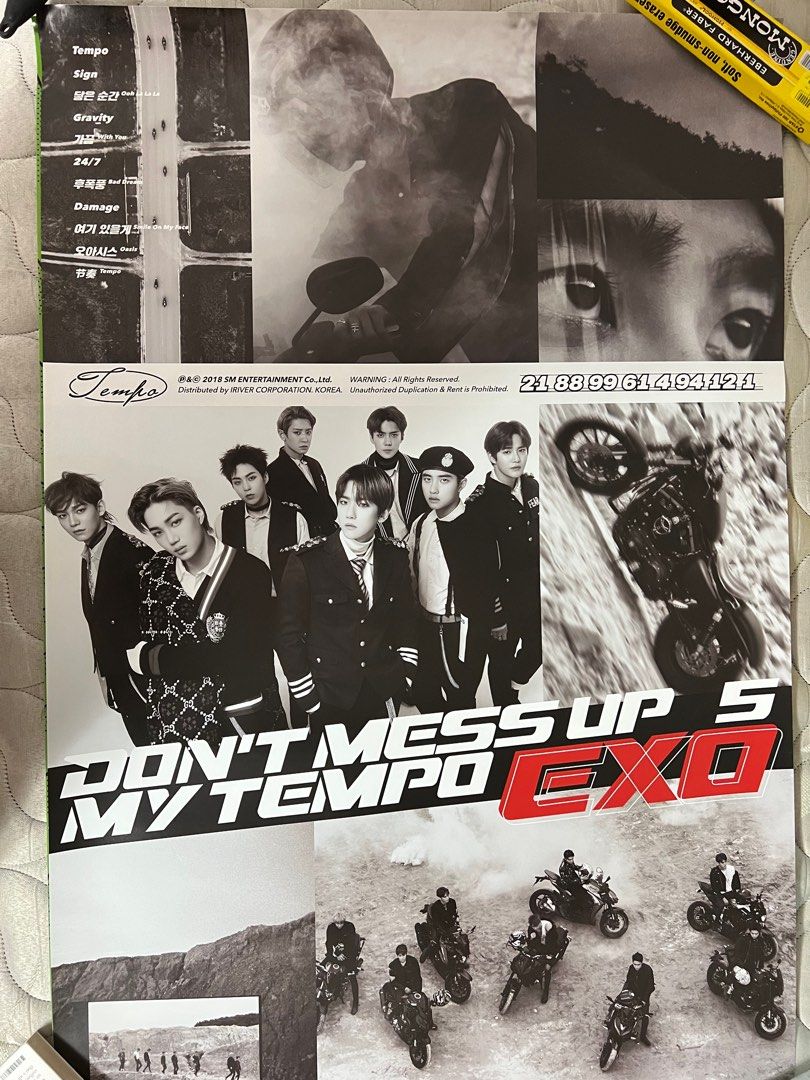 EXO Official Album Posters on Carousell