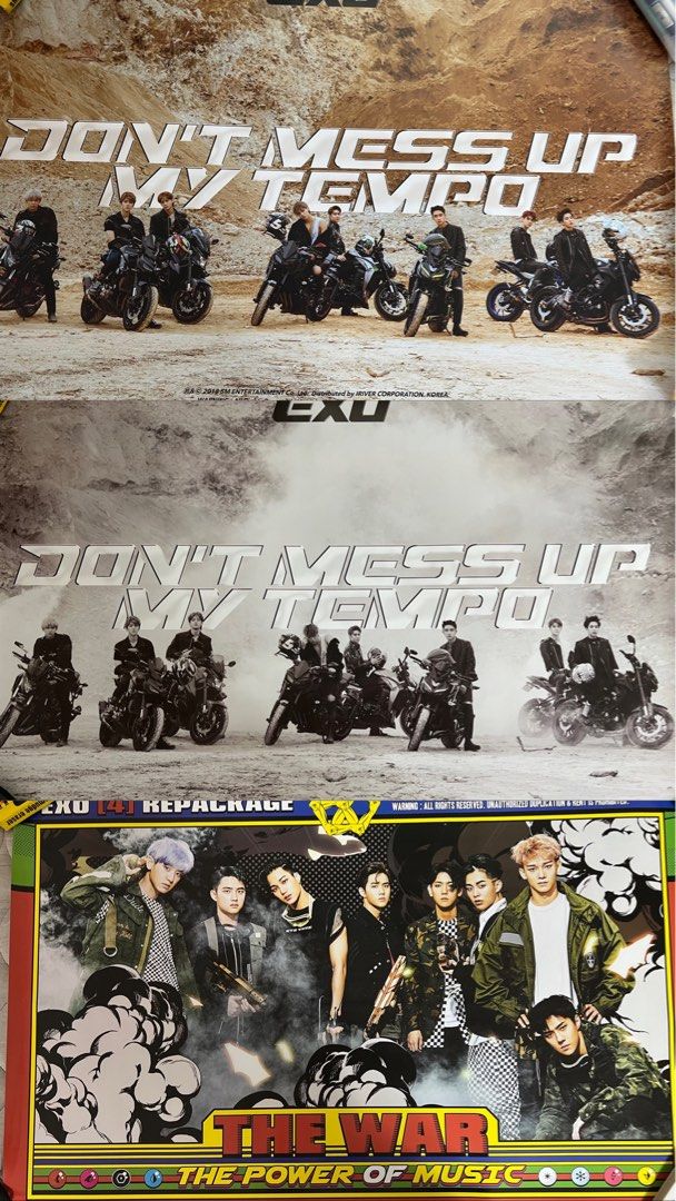 EXO Official Album Posters on Carousell