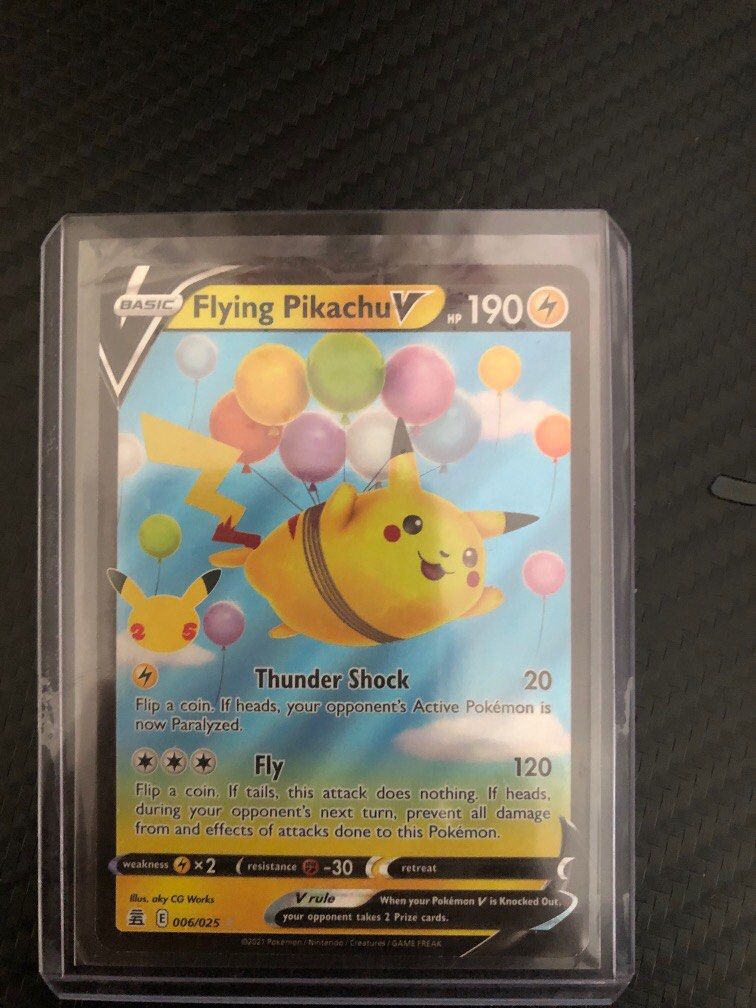 Flying Pikachu V, Hobbies & Toys, Toys & Games on Carousell