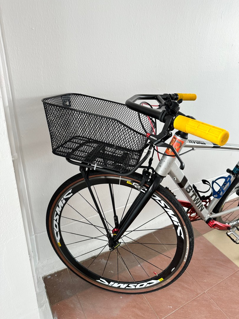 front pannier and basket, Sports Equipment, Bicycles & Parts, Parts ...