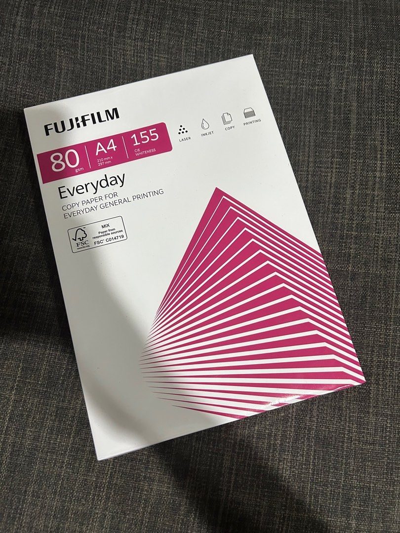 Fujifilm 80gsm Printer Paper / Copy Paper A4, Hobbies & Toys ...