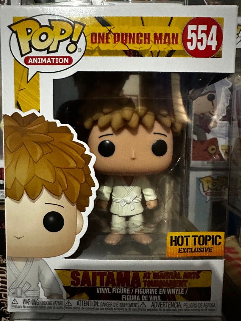 Funko PoP! One Punch Man - Saitama at Martial Arts Tournament, Hobbies ...