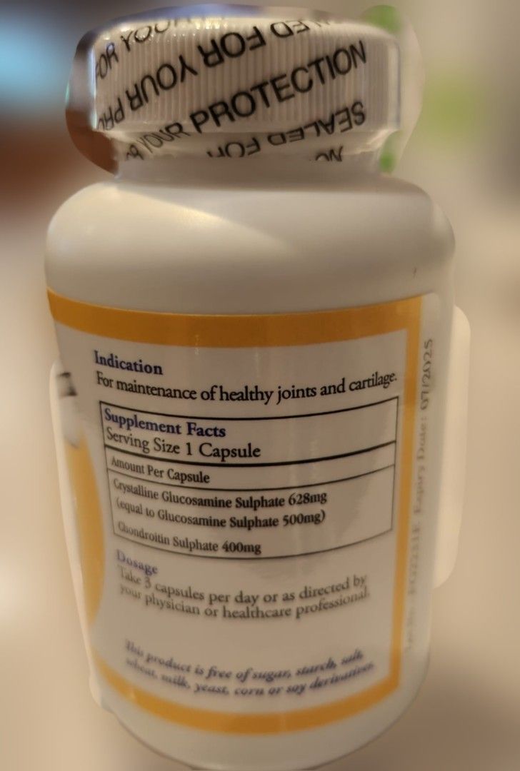 Glucon Crystalline Glucosamine Sulphate + Chondroitin Sulphate 90s ...