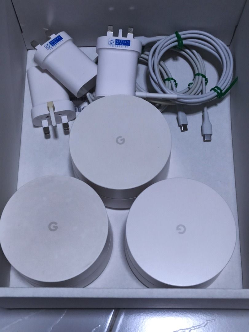 Google AC-1304 Dual band Mesh WiFi Router (3 Units), Computers & Tech ...