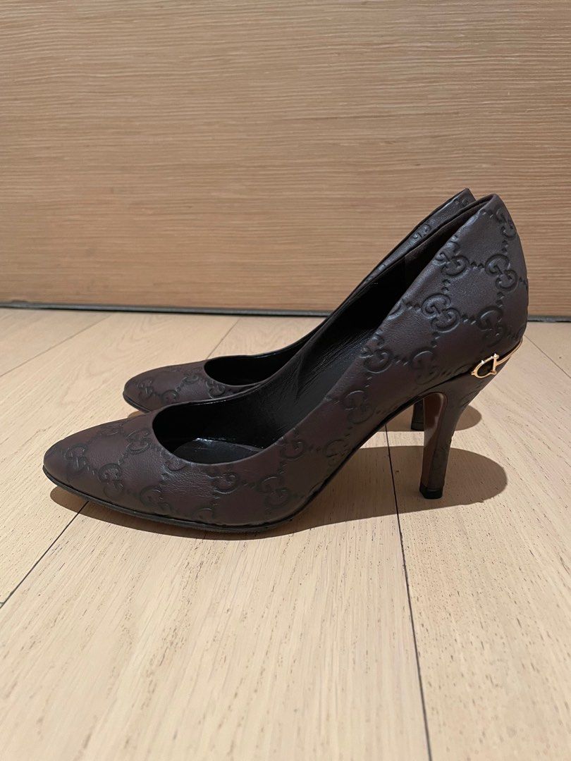 Gucci high heels, 名牌, 鞋及波鞋 - Carousell