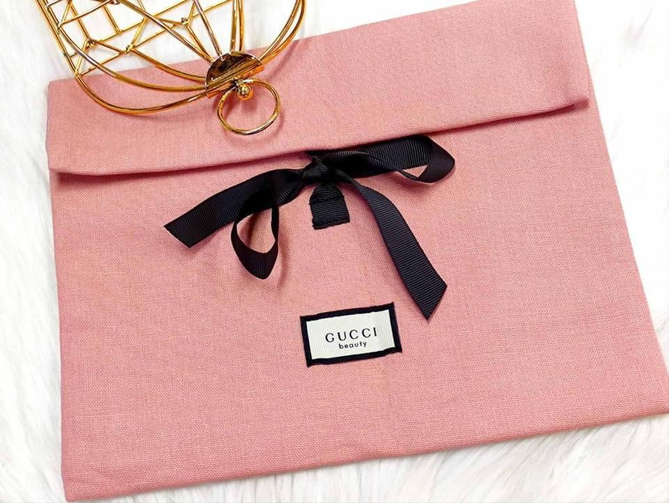 Gucci Pink Pouch, Luxury, Bags & Wallets on Carousell