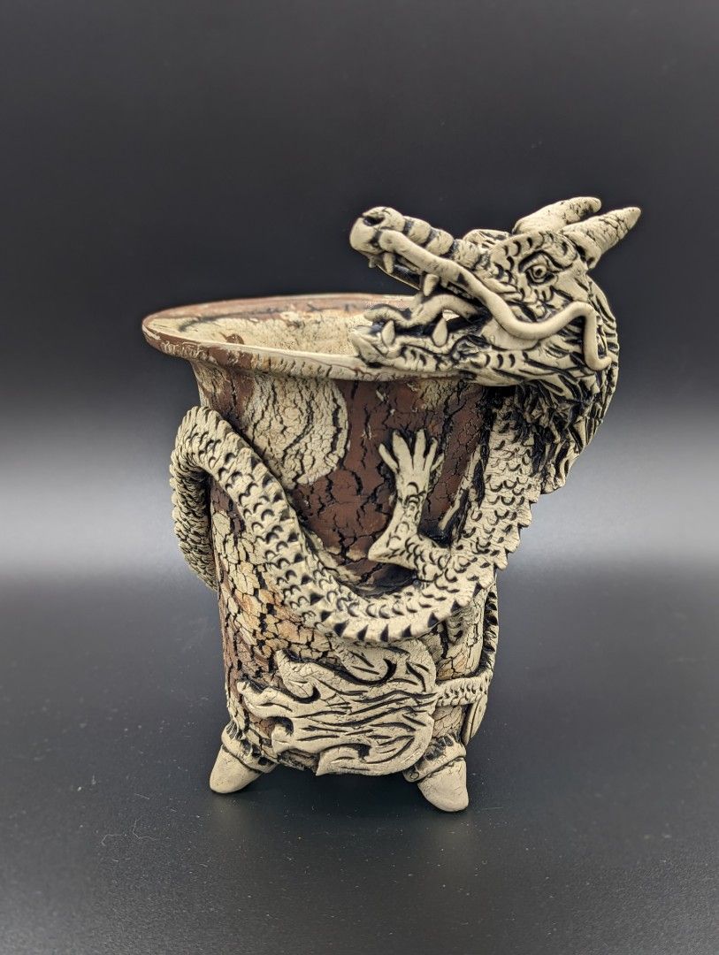 Handmade Chinese Dragon Pot, Furniture & Home Living, Gardening, Pots ...