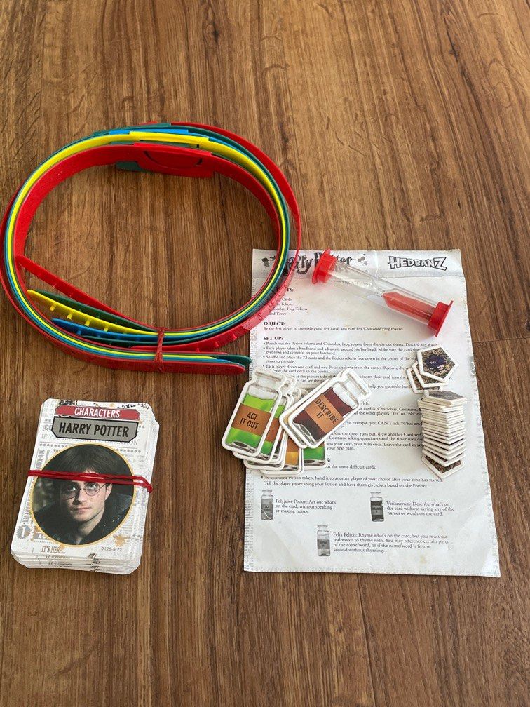 Harry Potter Hedbanz game, Hobbies & Toys, Toys & Games on Carousell