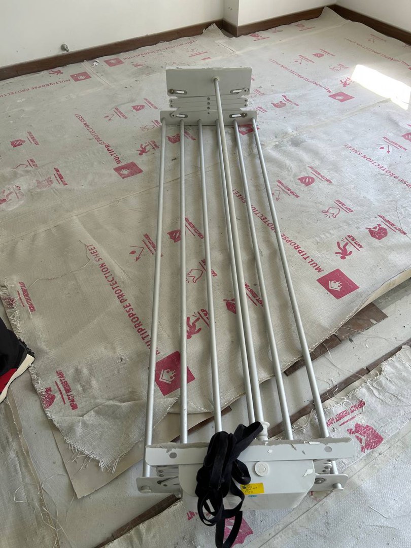 HDB BTO Laundry Drying Rack, Furniture & Home Living, Home Improvement ...