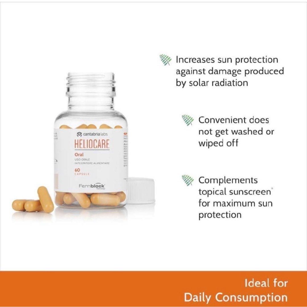 Helio care Oral sun block brand new !, Health & Nutrition, Health ...