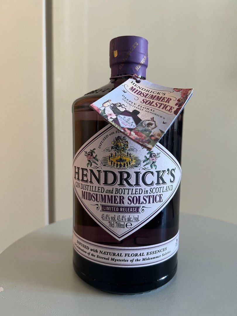 Hendricks gin midsummer solstice limited release, Food & Drinks ...