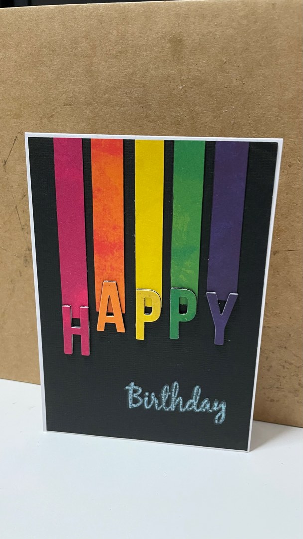 HM birthday card, Hobbies & Toys, Stationery & Craft, Handmade Craft on ...