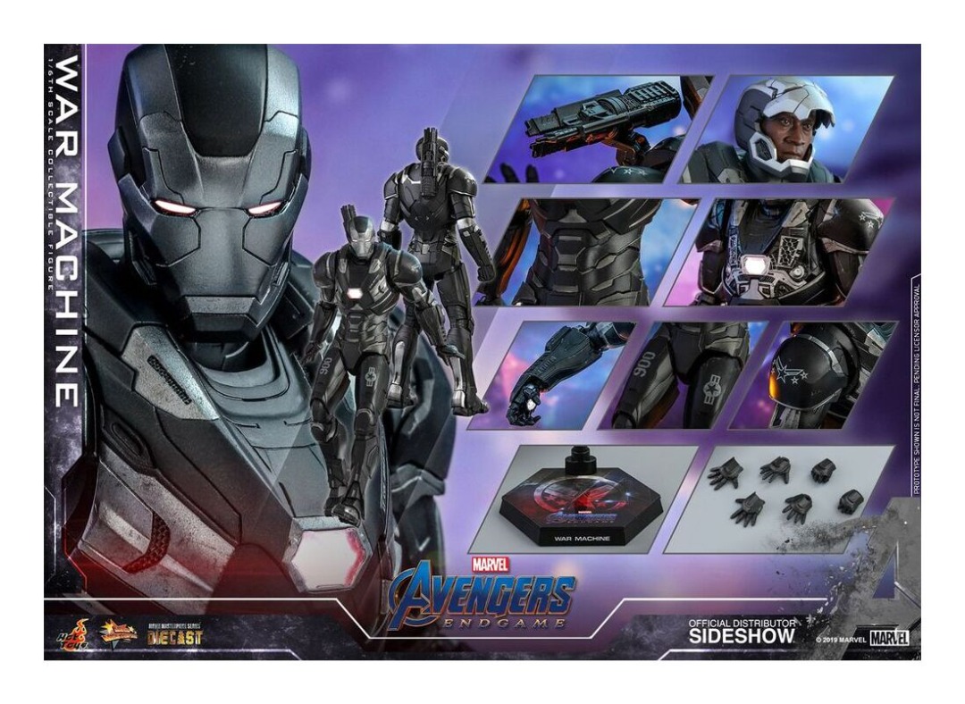 Hot Toys War Machine Endgame, Hobbies & Toys, Toys & Games on Carousell
