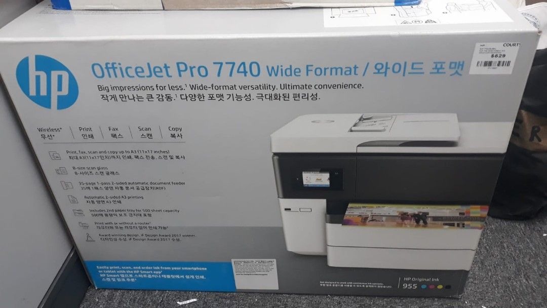 HP office jet pro 7740, Computers & Tech, Printers, Scanners & Copiers ...