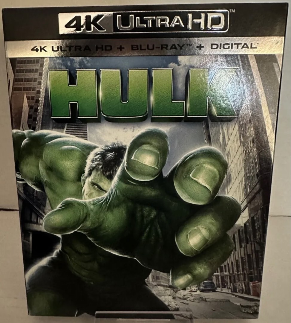 Hulk Movies 4K UHD/BR with HTF/OOP slipcover, Hobbies & Toys, Music ...