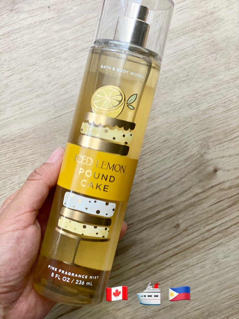 Iced Lemon Pound Cake Fragrance mist, Beauty & Personal Care, Fragrance ...