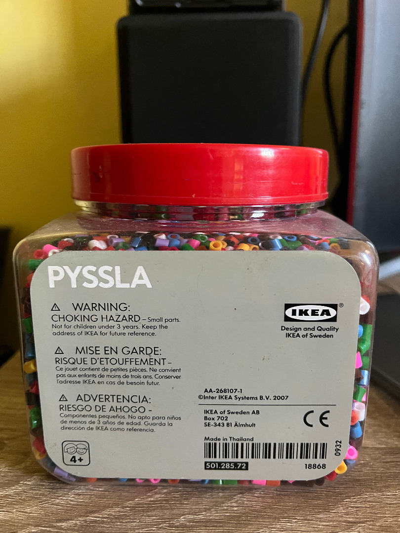 IKEA PYSSLA Beads, Hobbies & Toys, Toys & Games on Carousell