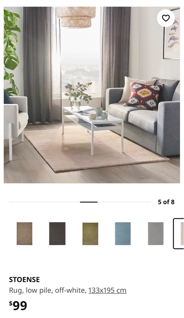 IKEA STOENSE RUG, Furniture & Home Living, Home Decor, Carpets, Mats ...