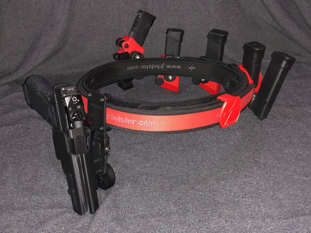 JR holster rig with Ghost Hybrid Holster for G17, Sports Equipment ...