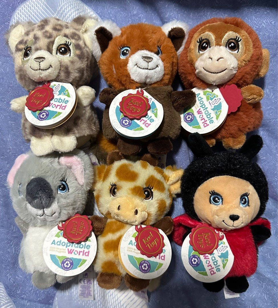 Keel (Adoptable World) Animal Plush (assorted), Hobbies & Toys, Toys & Games on Carousell