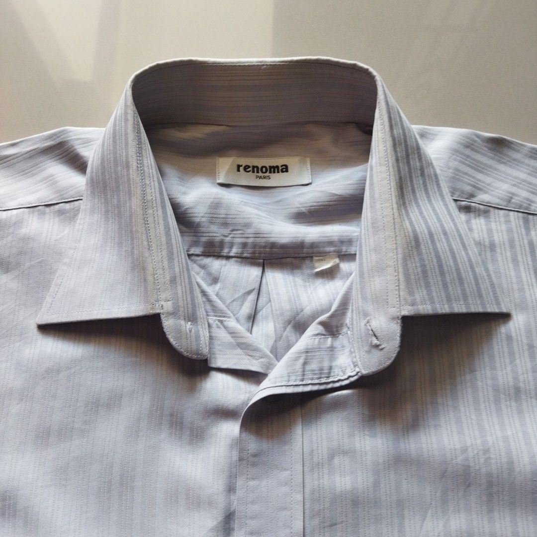 Kemeja Panjang Renoma Paris Original, Fesyen Pria, Pakaian , Atasan di ...