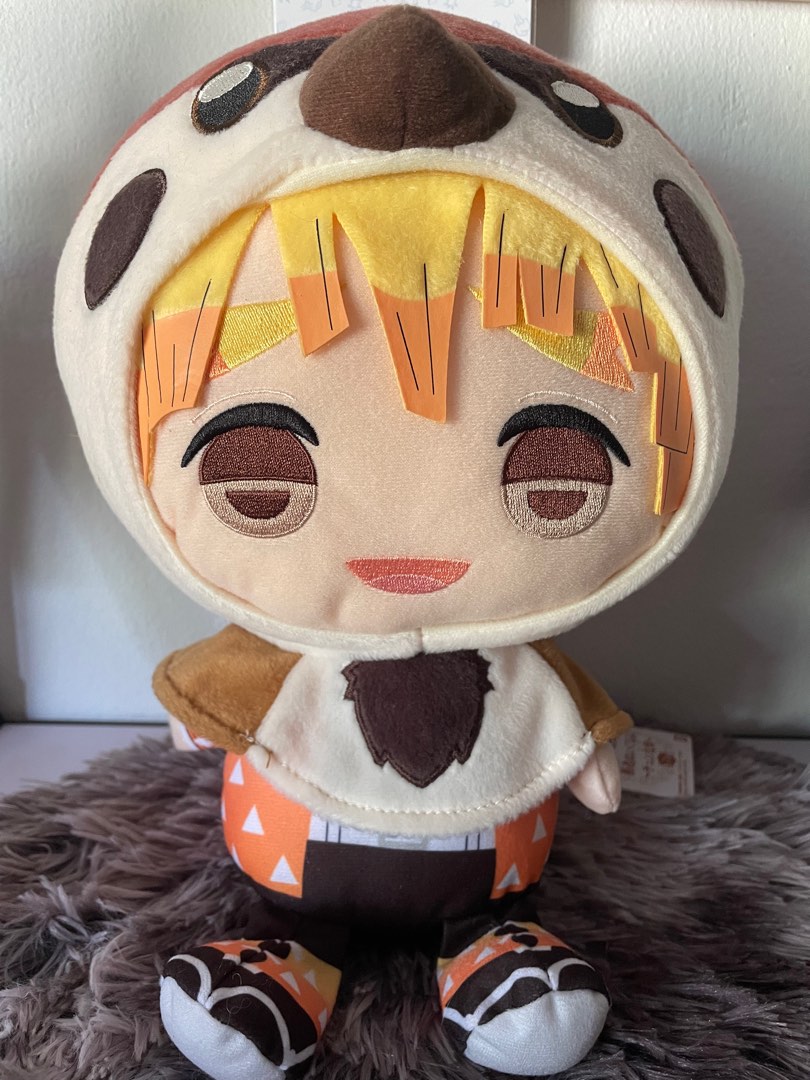 Kimetsu No Yaiba - Zenitsu Chuntaro Plush, Hobbies & Toys, Toys & Games ...