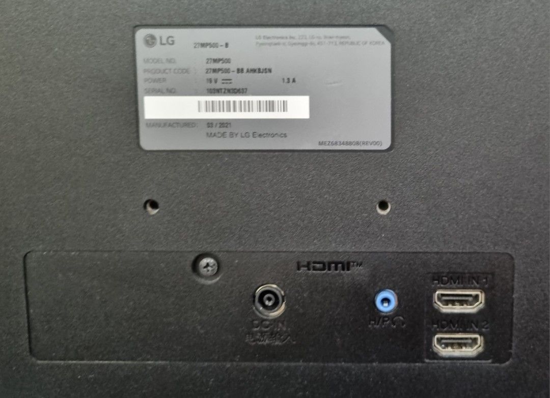 LG 27" IPS Full HD Display with AMD FreeSync, Computers & Tech, Parts ...