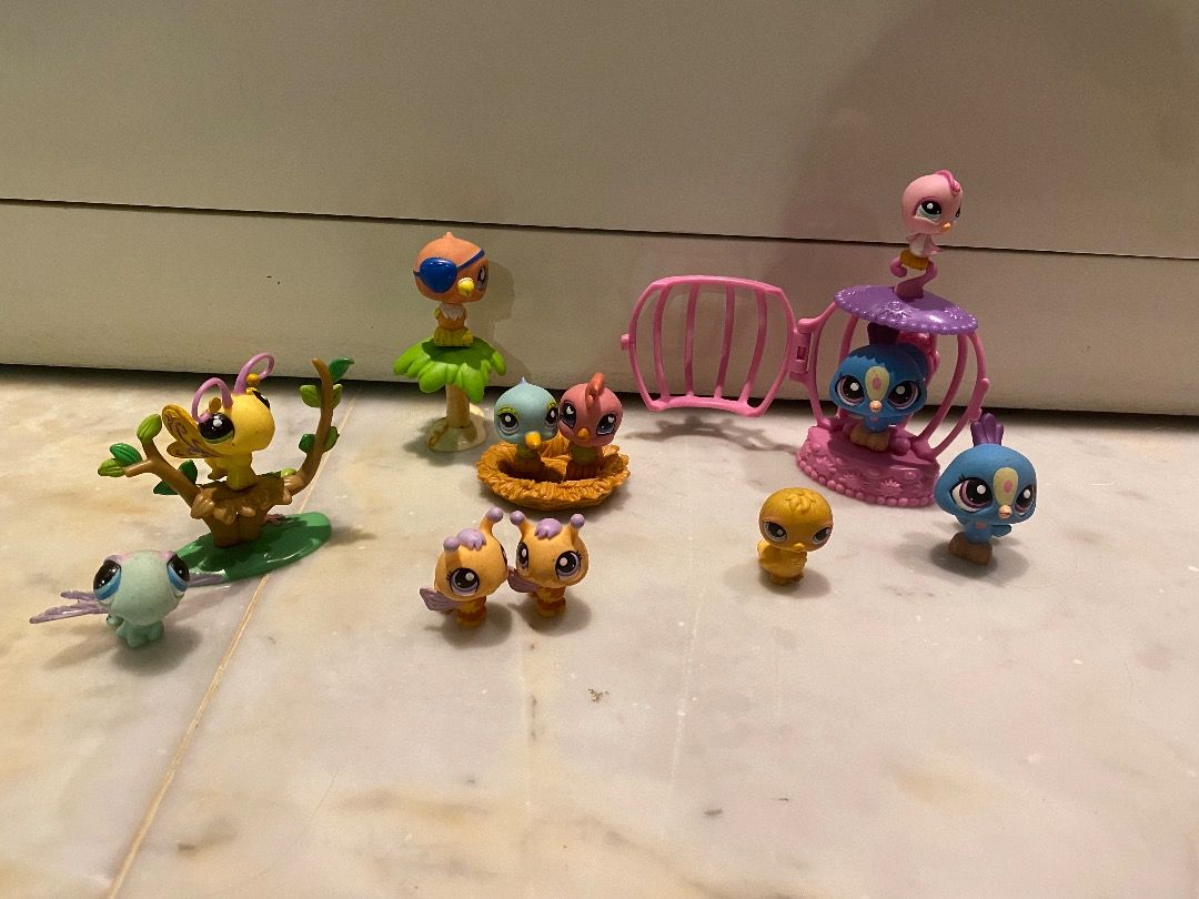 Littlest pet shop bird set, Hobbies & Toys, Toys & Games on Carousell