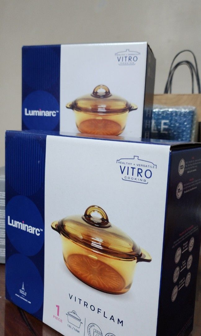Luminarc Vitroflam 1.5L, Furniture & Home Living, Kitchenware ...