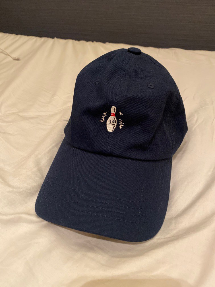 LUOESPEC Bowling Pin Cap_Navy_Korea, 男裝, 手錶及配件, 棒球帽、帽 - Carousell