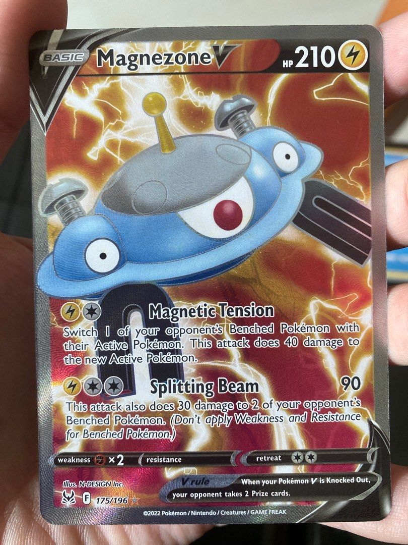 Magnezone V full art FA lost origins, Hobbies & Toys, Toys & Games on ...