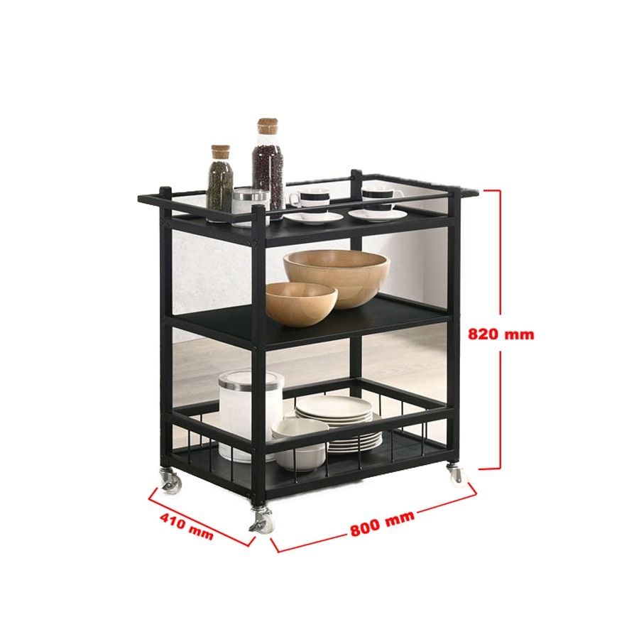 Mall Classic Elegant Heavy Duty Dining/Kitchen Trolley, Furniture ...