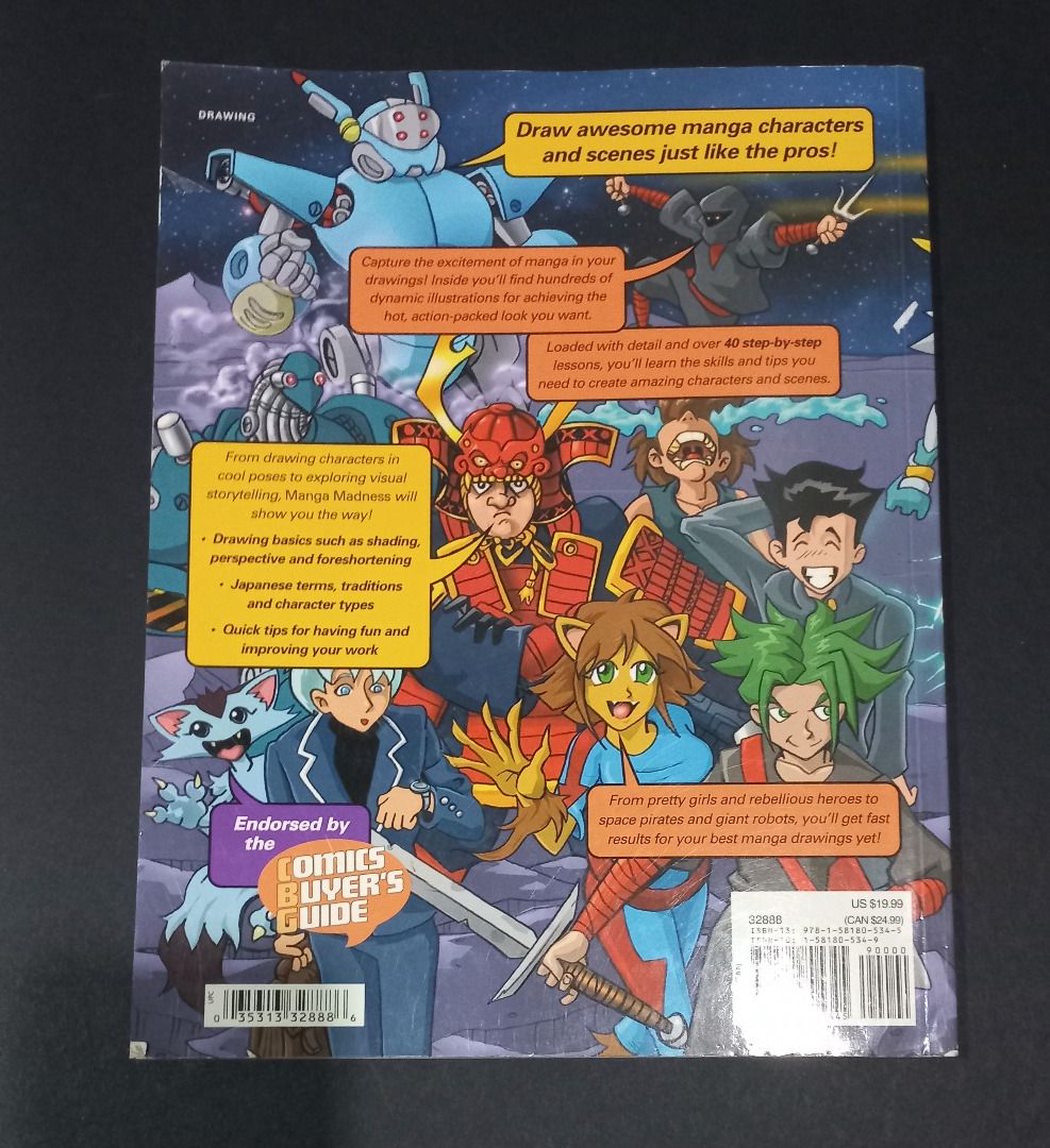 Manga Madness Basic Drawing Lessons On Carousell