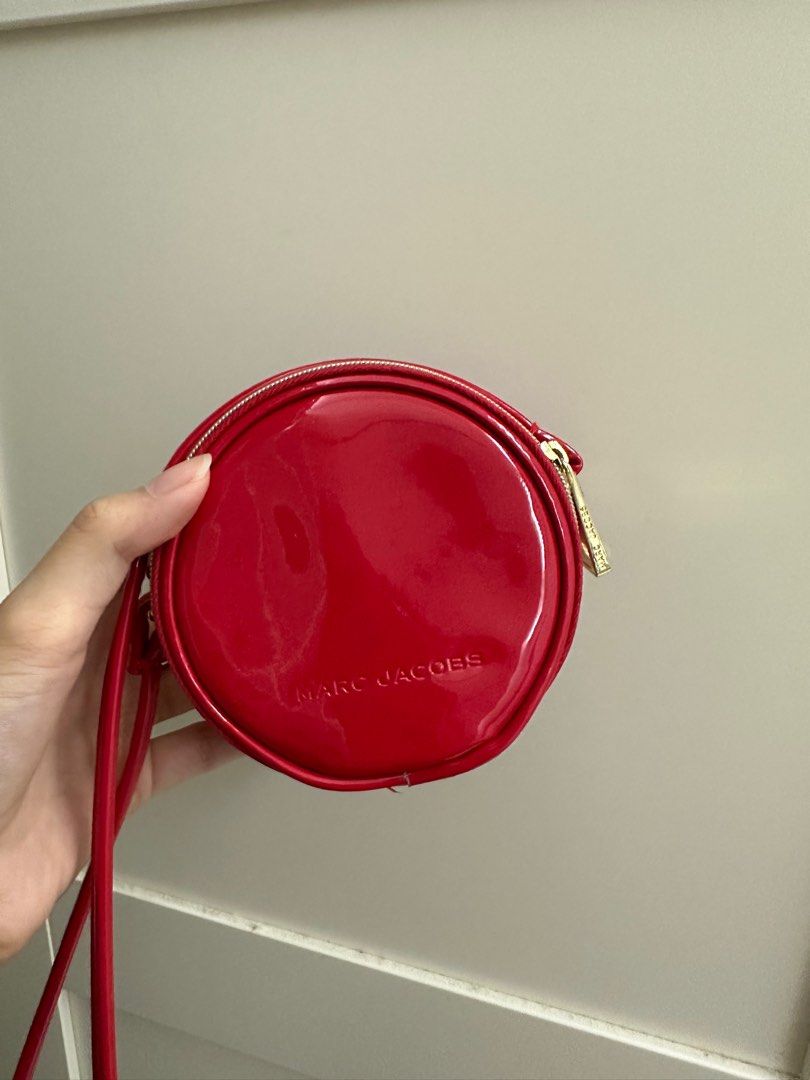 Marc Jacobs Red Mini Crossbody Bag, Women's Fashion, Bags & Wallets ...