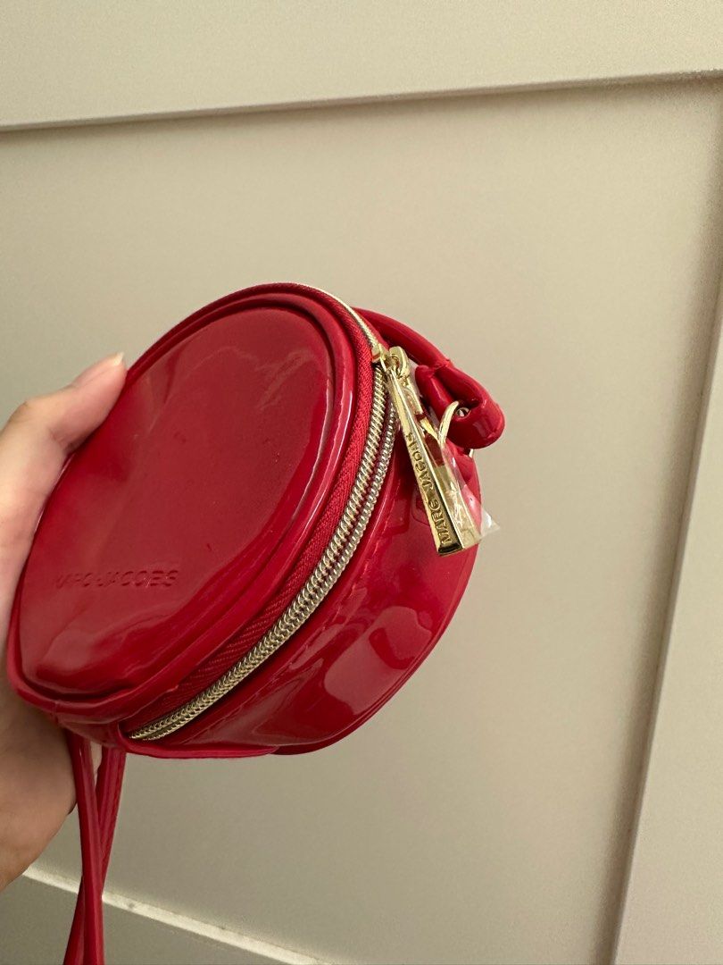 Marc Jacobs Red Mini Crossbody Bag, Women's Fashion, Bags & Wallets ...
