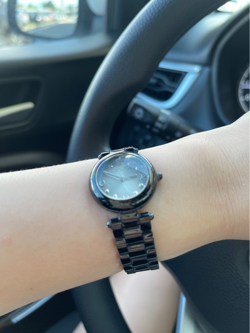 Marc Jacobs Watch (Small Face) black, Women's Fashion, Watches ...