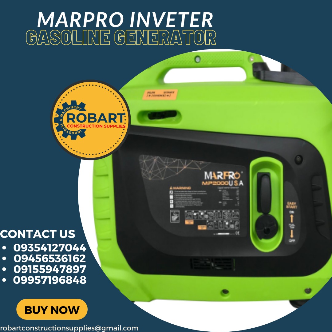 MARPRO INVETER GASOLINE GENERATOR, Commercial & Industrial ...