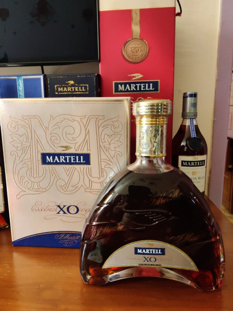 MARTELL 1 LITER EXTRA OLD XO COGNAC, Food & Drinks, Alcoholic Beverages on Carousell