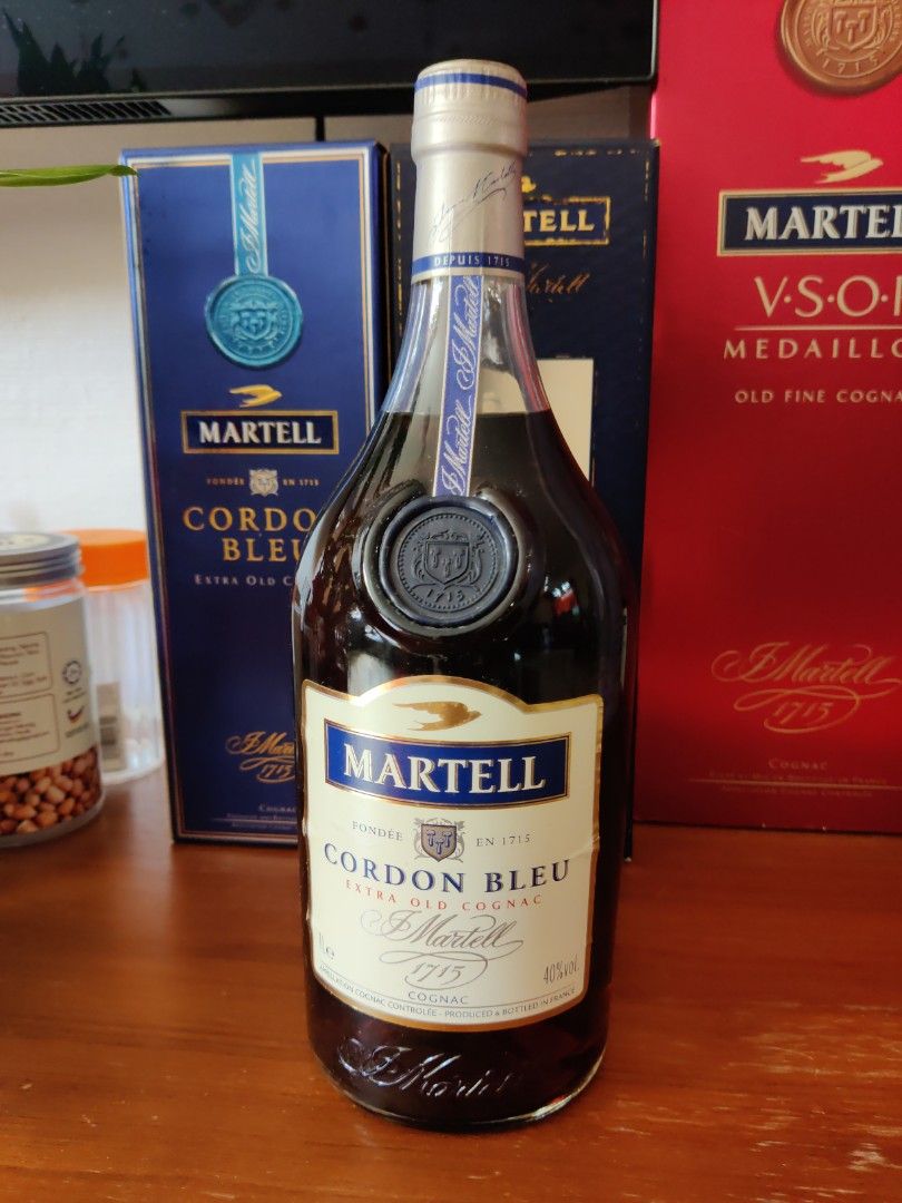 MARTELL CORDON BLEU 1 LITER, Food & Drinks, Alcoholic Beverages on ...