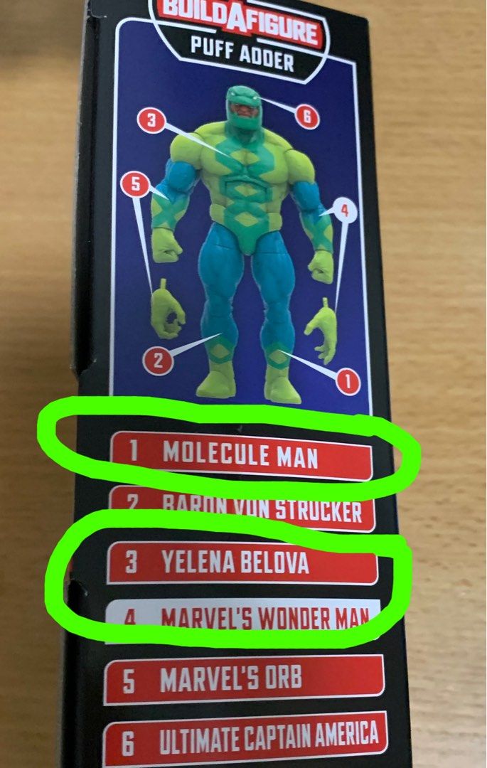 Marvel Legends - Puff Adder Wave, Hobbies & Toys, Toys & Games on Carousell