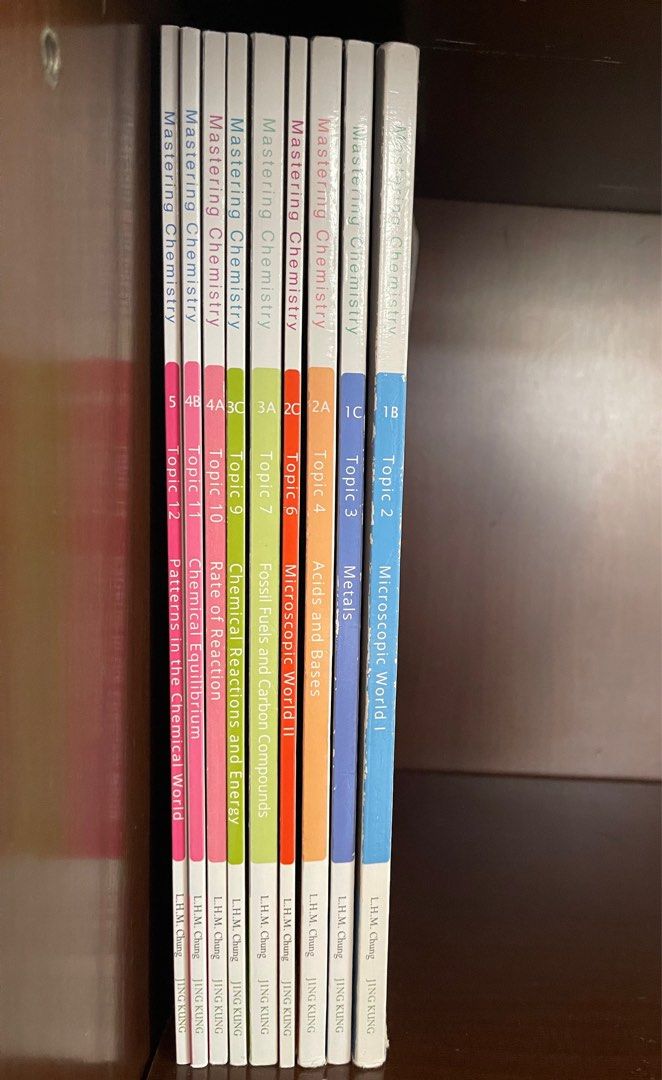 Mastering chemistry 1B,1C,2A,2C,3A,3C,4A,4B,5, 興趣及遊戲, 書本 & 文具, 教科書 ...